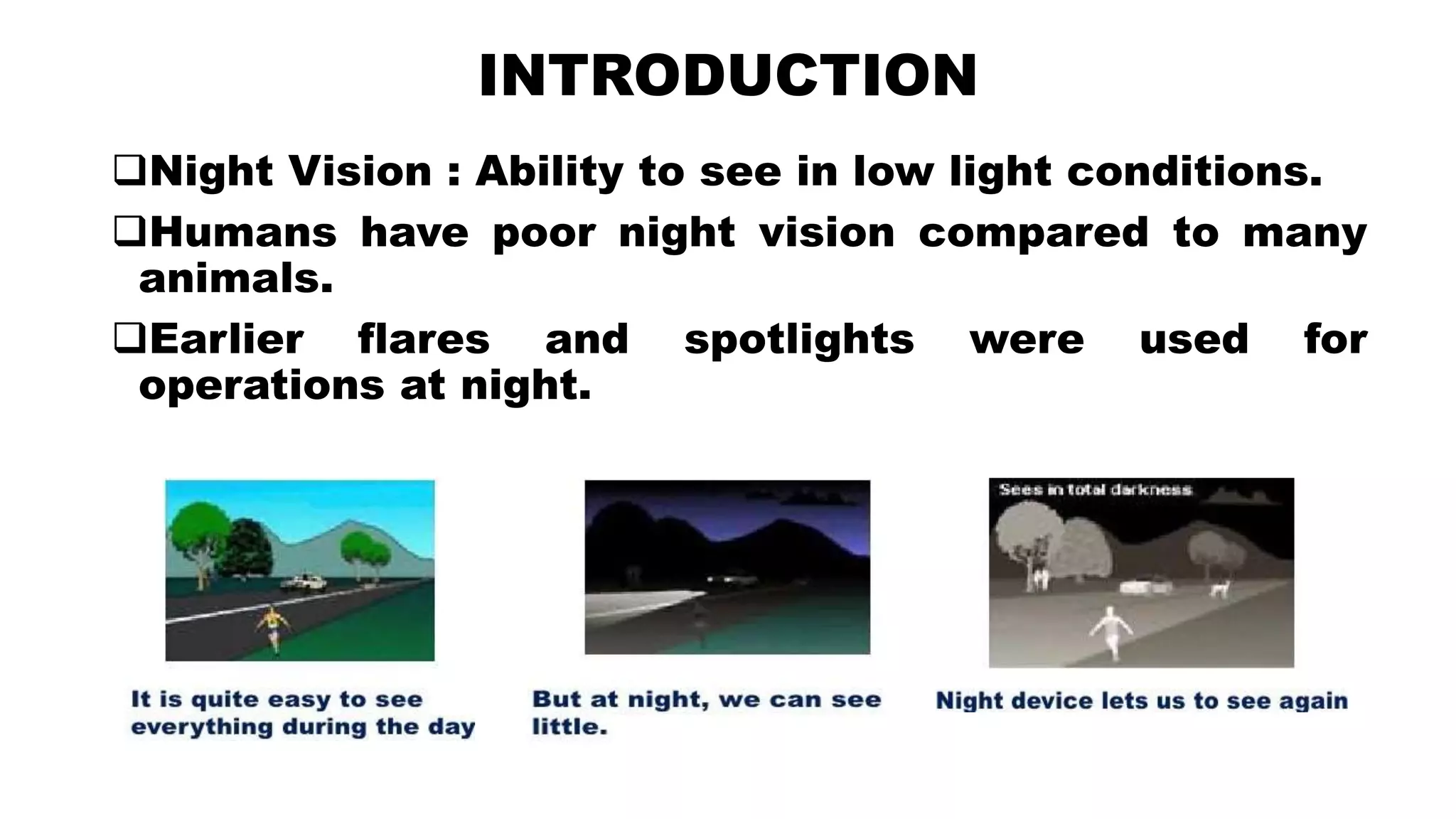 PPT on night vision technology | PPTX