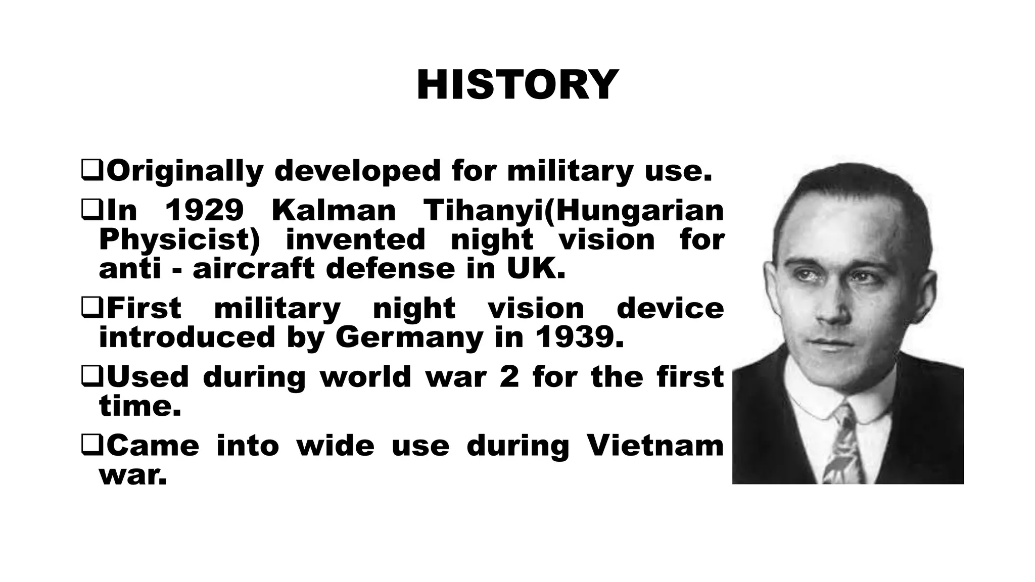 PPT on night vision technology | PPTX
