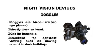 PPT on night vision technology | PPTX