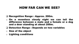 PPT on night vision technology | PPTX