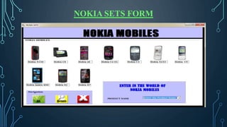 Nokia mobile shop management | PPT