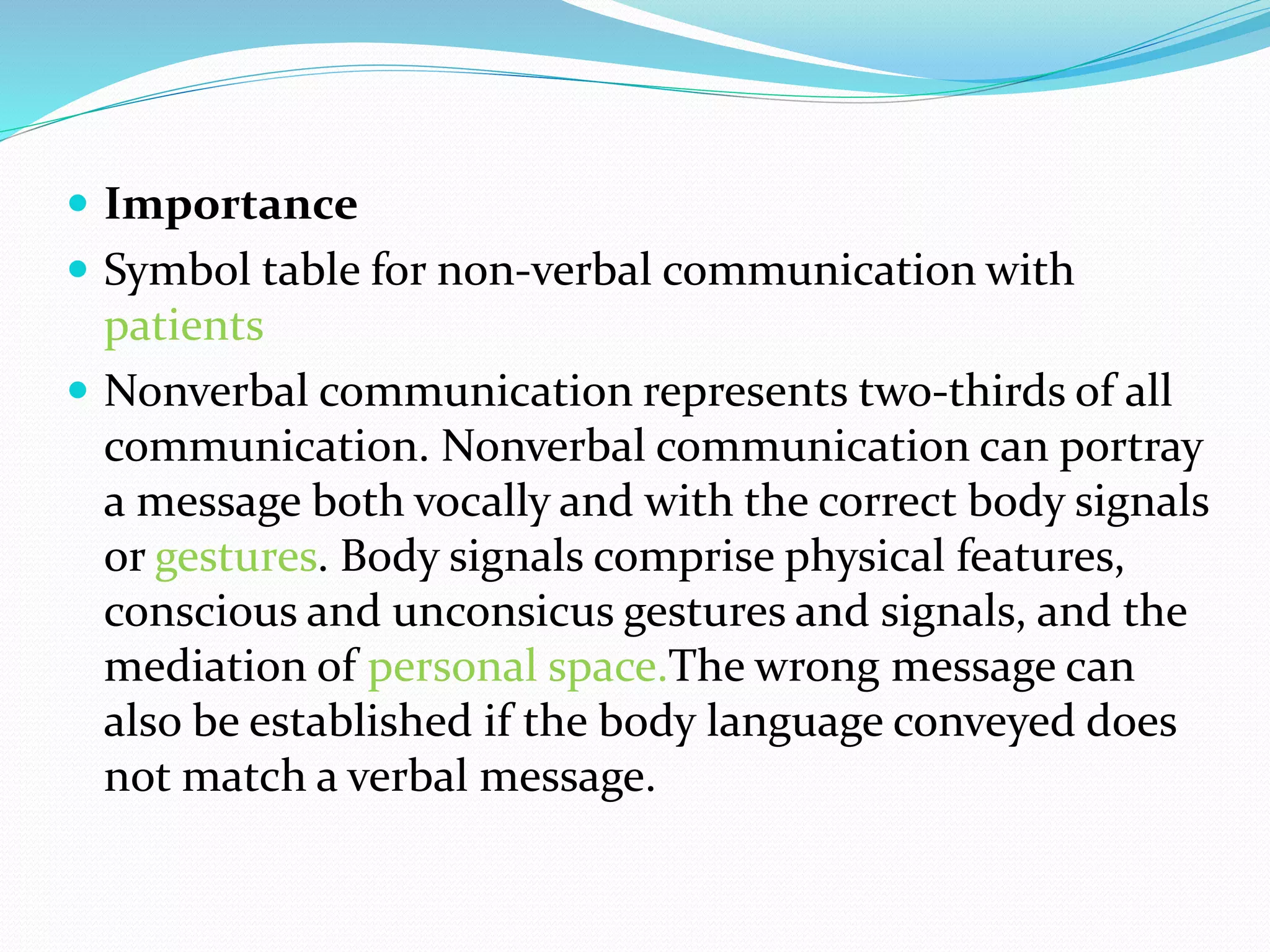 PPT on non verbal communication | PPTX