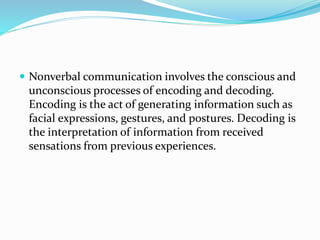 PPT on non verbal communication | PPTX