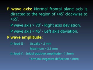 PPt on Normal ECG & P Wave with Normal ECG & P Wave.ppt