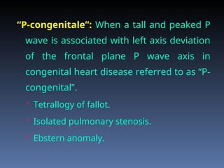 PPt on Normal ECG & P Wave with Normal ECG & P Wave.ppt
