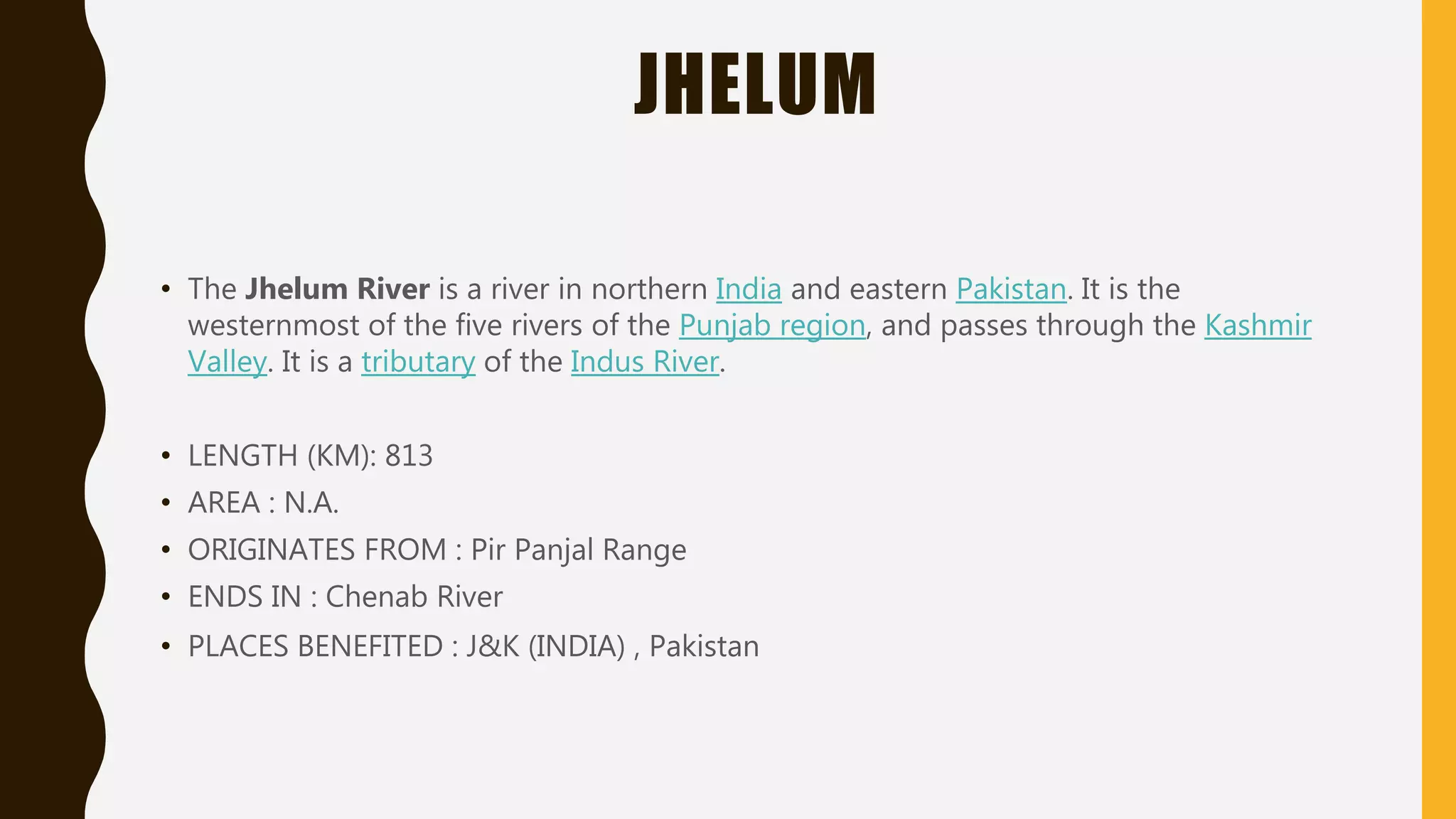 Ppt on north indian rivers | PPTX