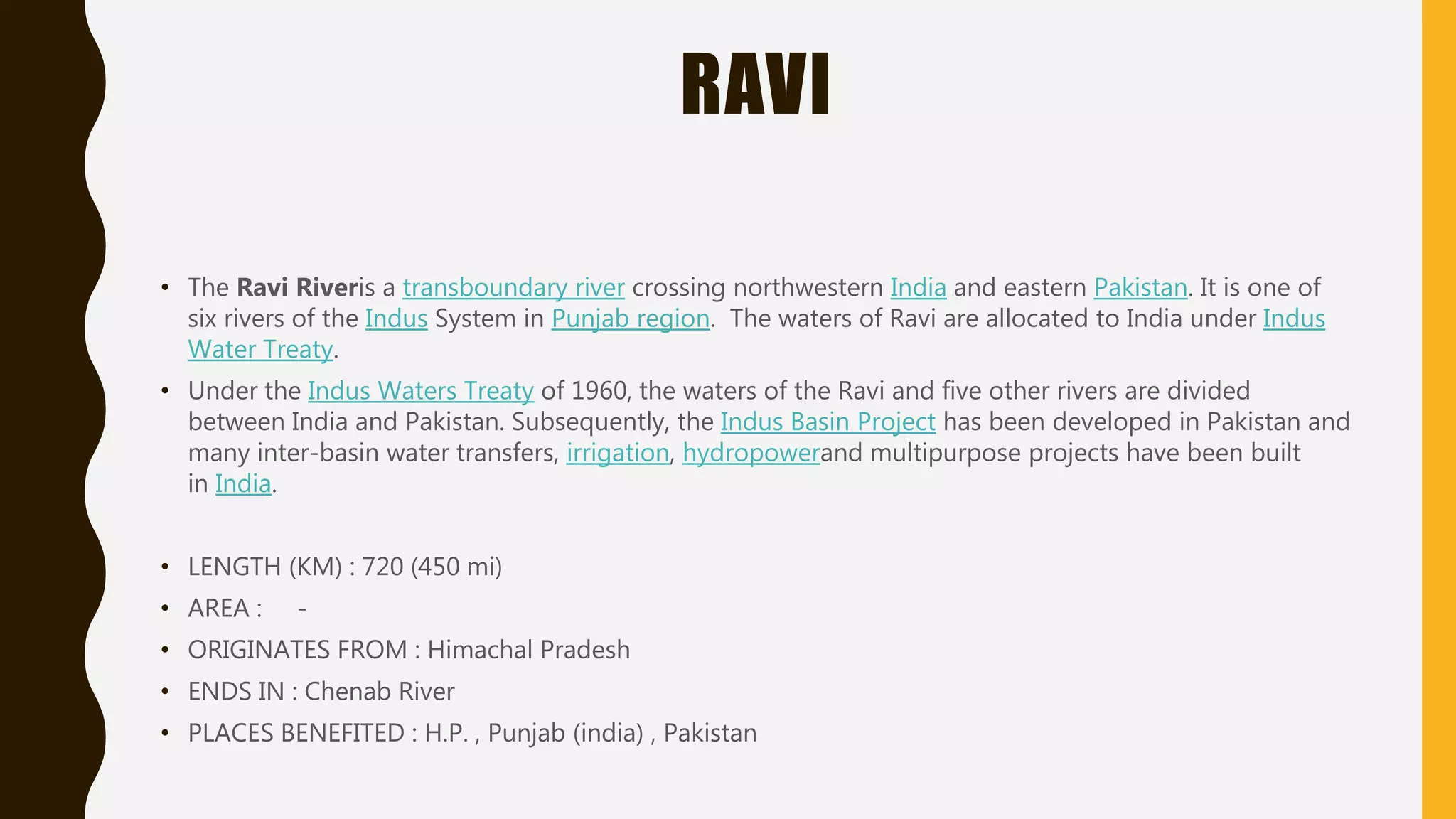 Ppt on north indian rivers | PPTX