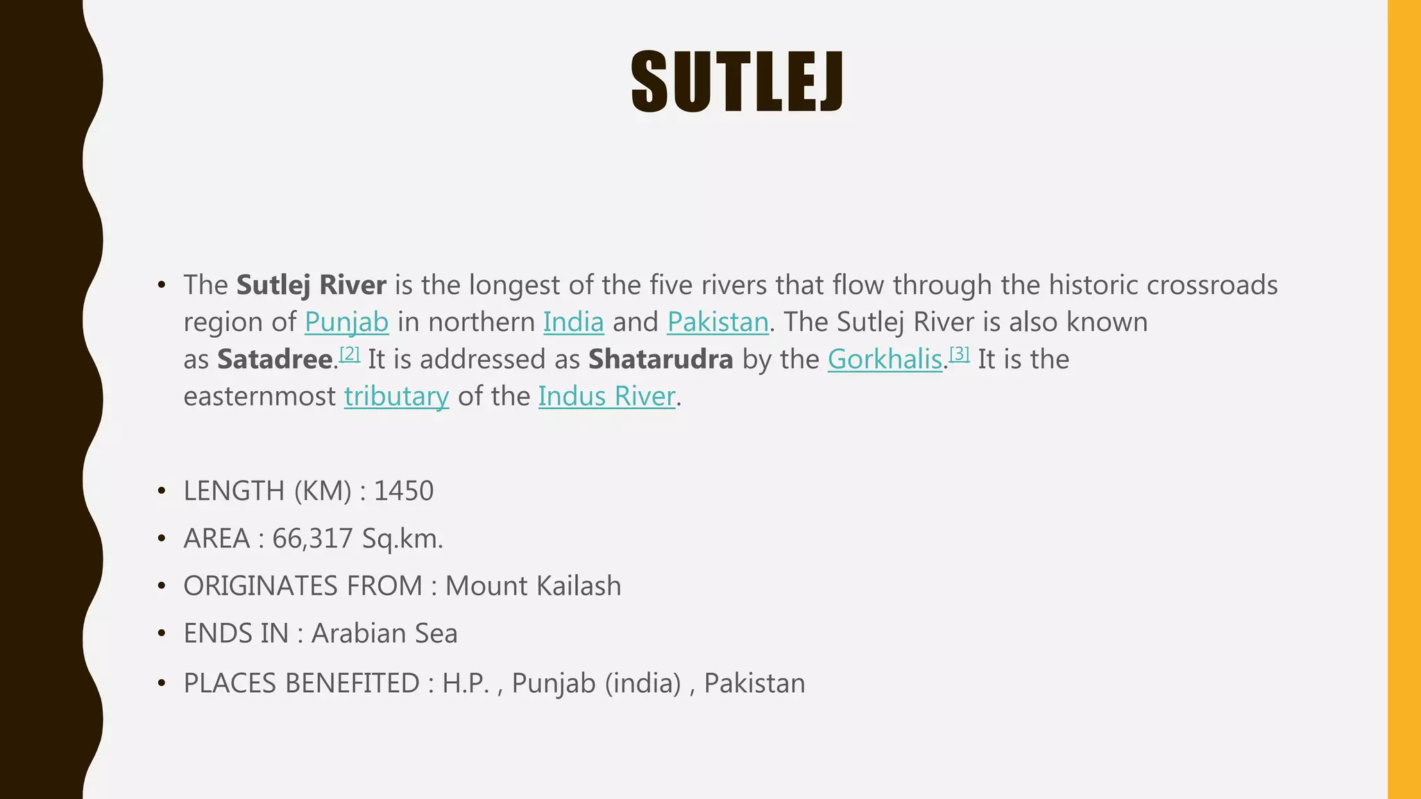 Ppt on north indian rivers | PPTX