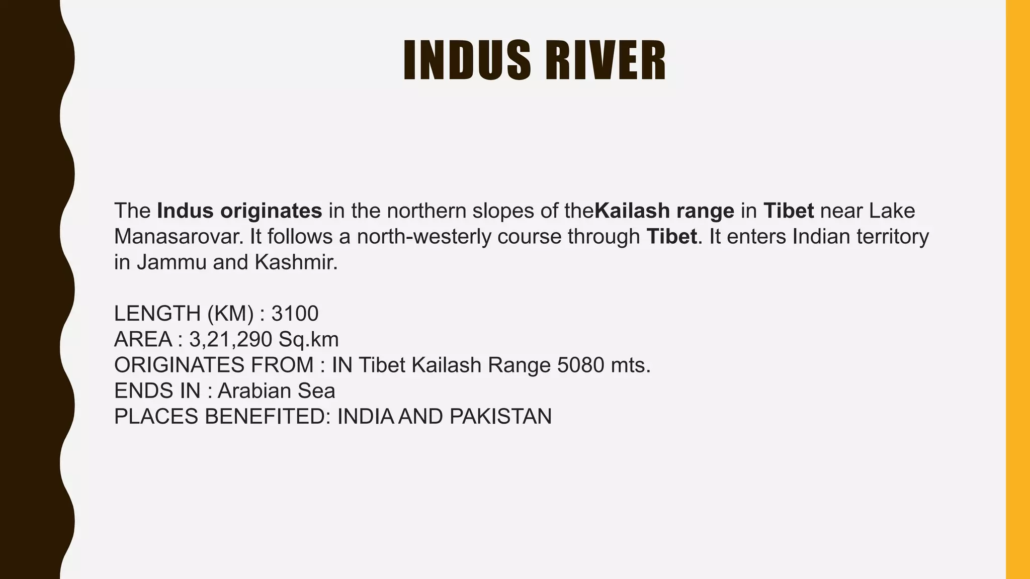 Ppt on north indian rivers | PPTX
