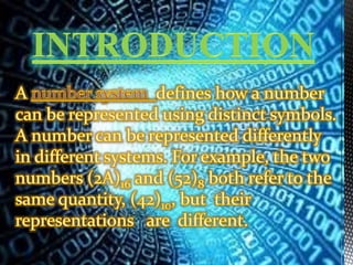 PPT ON NUMBER SYSTEM | PPTX
