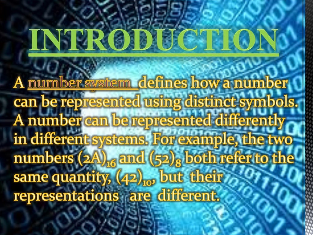 PPT ON NUMBER SYSTEM