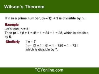 Ppt On Number Theory For Cat | PPT