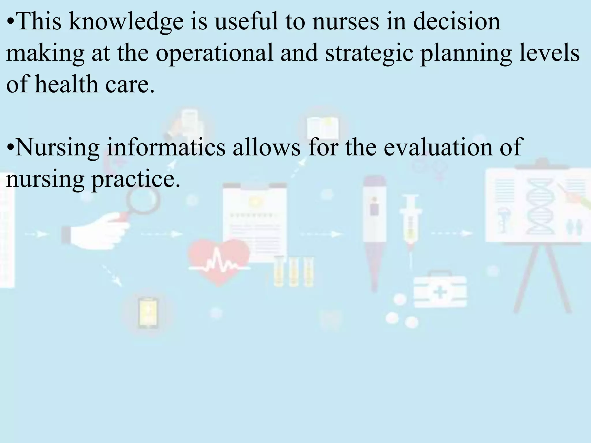 Ppt on nursing informatics | PPTX