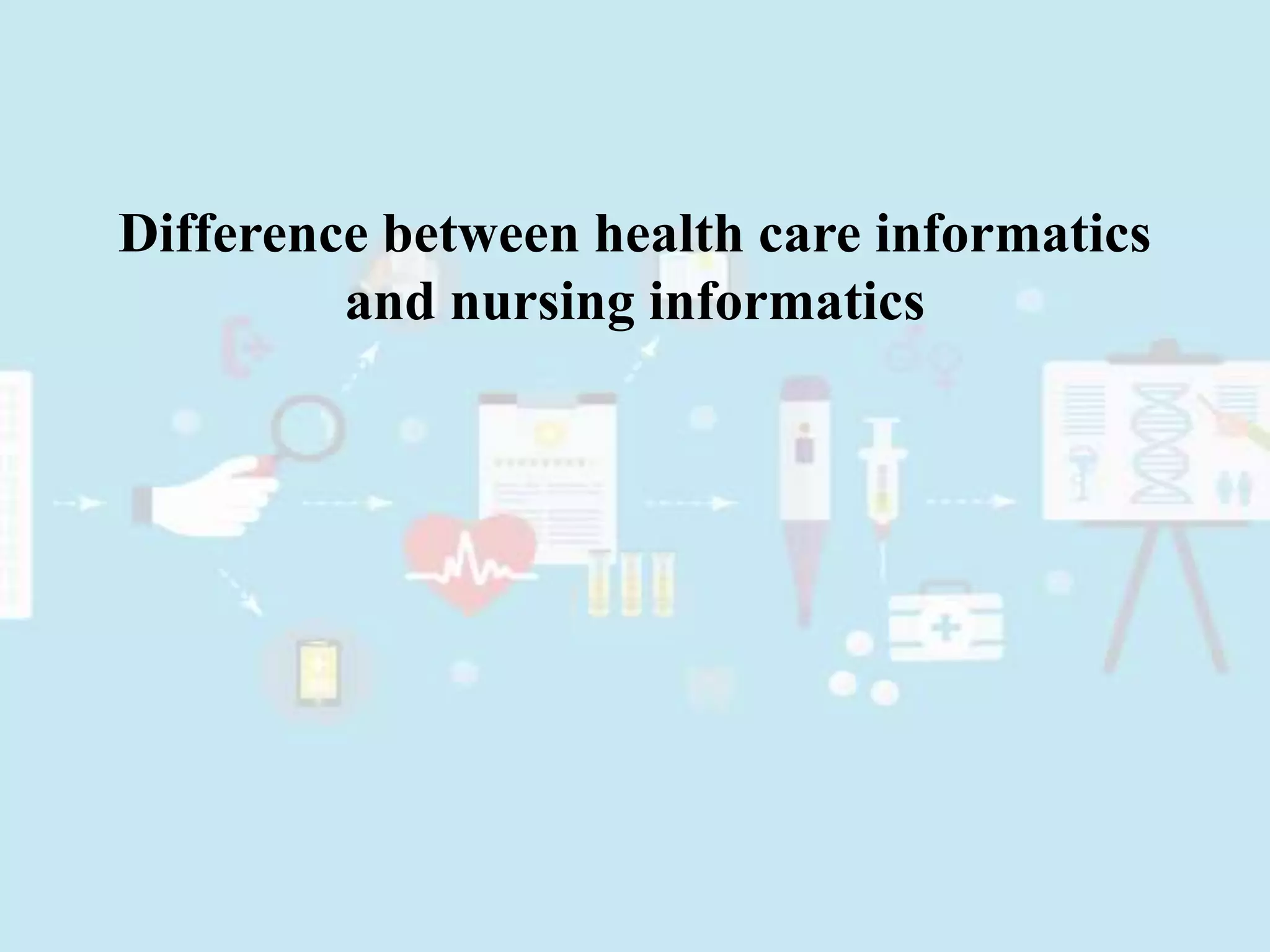 Ppt on nursing informatics | PPTX