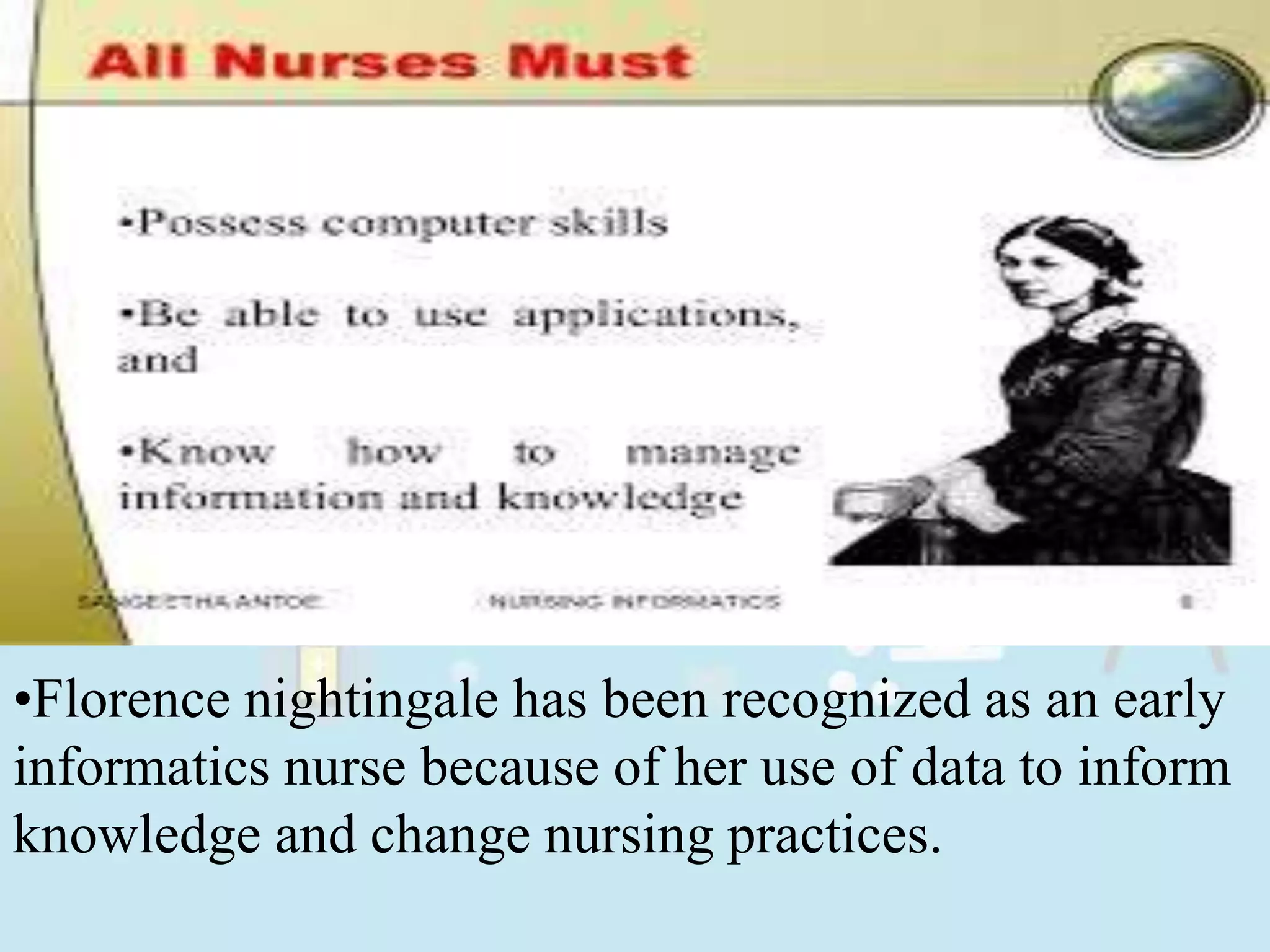 Ppt on nursing informatics | PPTX