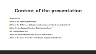 PPT on Nutrition.pptx