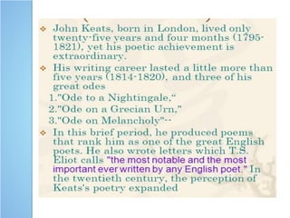 PPT ON ODE TO AUTUMN by piyush k Verma.j | PDF