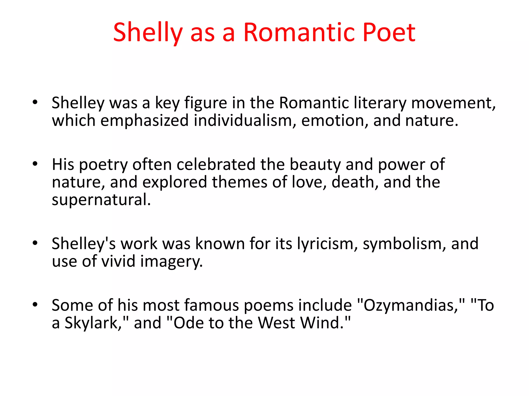 P.B. Shelley's Ode to the West Wind.pptx