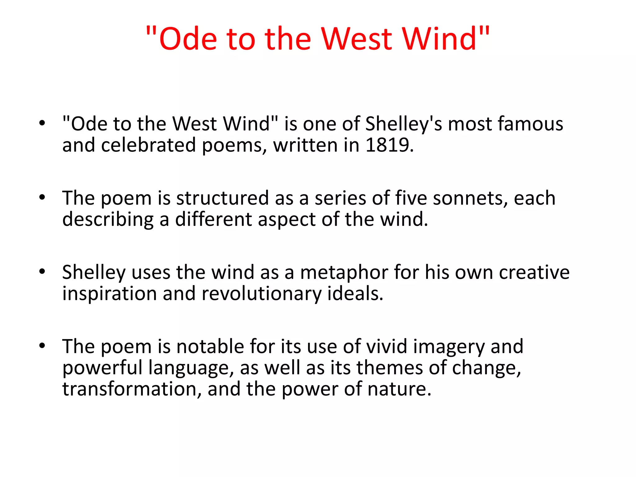 P.B. Shelley's Ode to the West Wind.pptx
