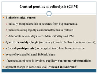 osmotic deyelination syndrome | PPTX