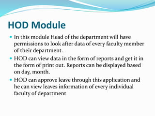 Ppt on online leave planner | PPT