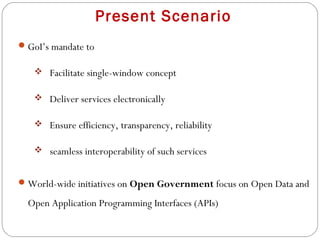 Policy on Open Application Programming Interfaces (APIs) | PPT