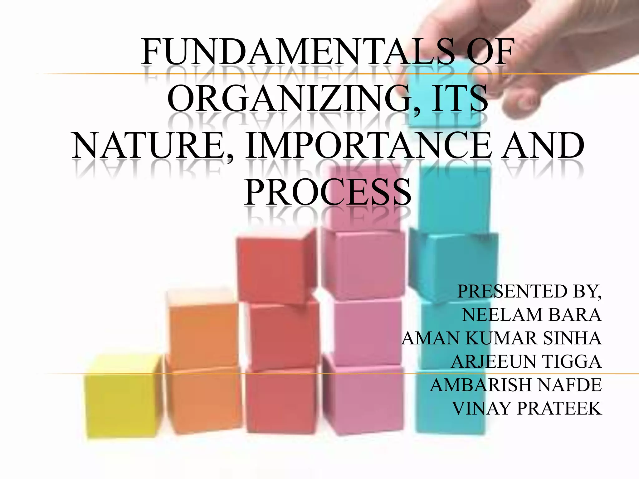 Ppt on organising | PPTX