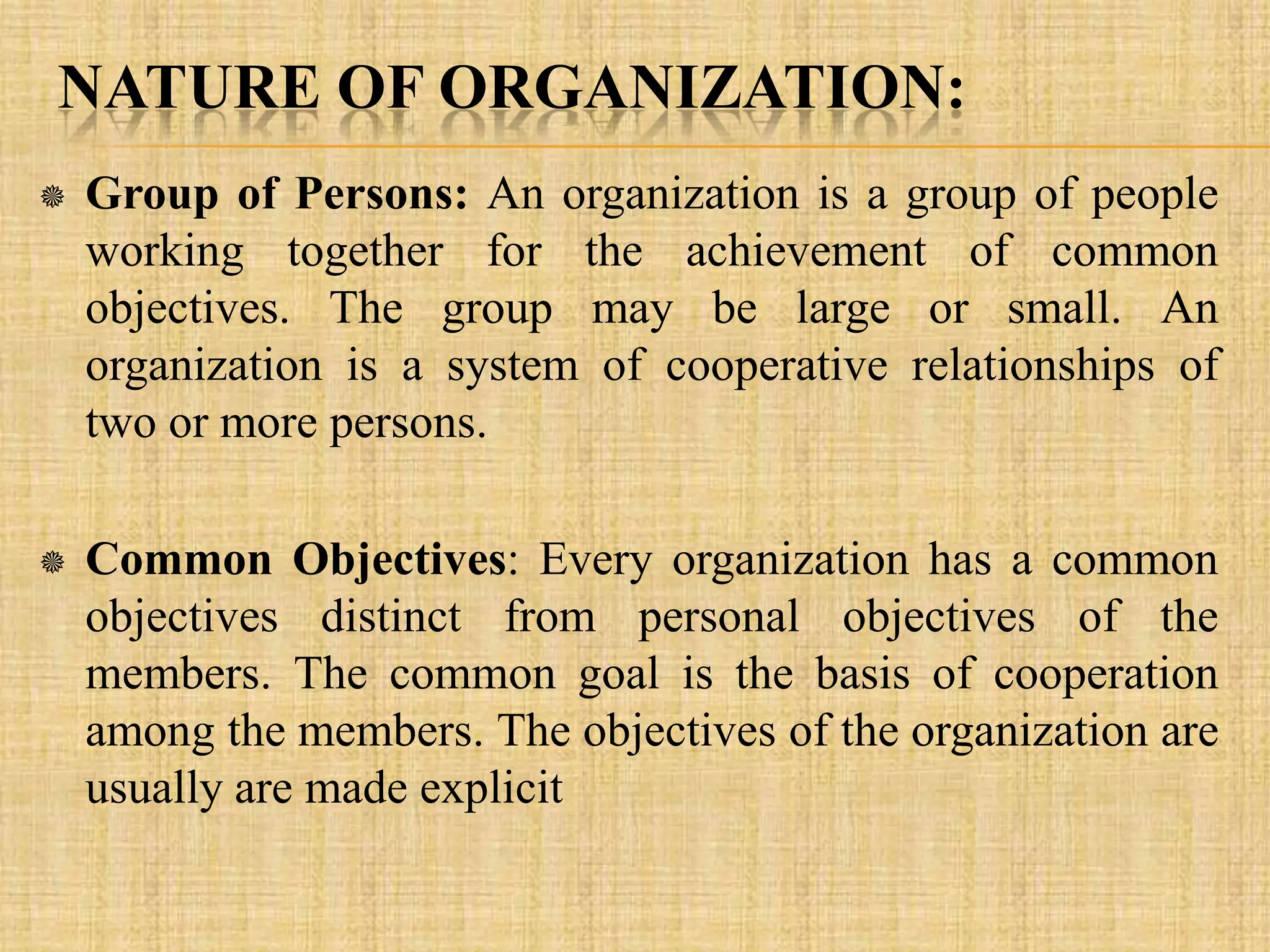 Ppt on organising | PPTX