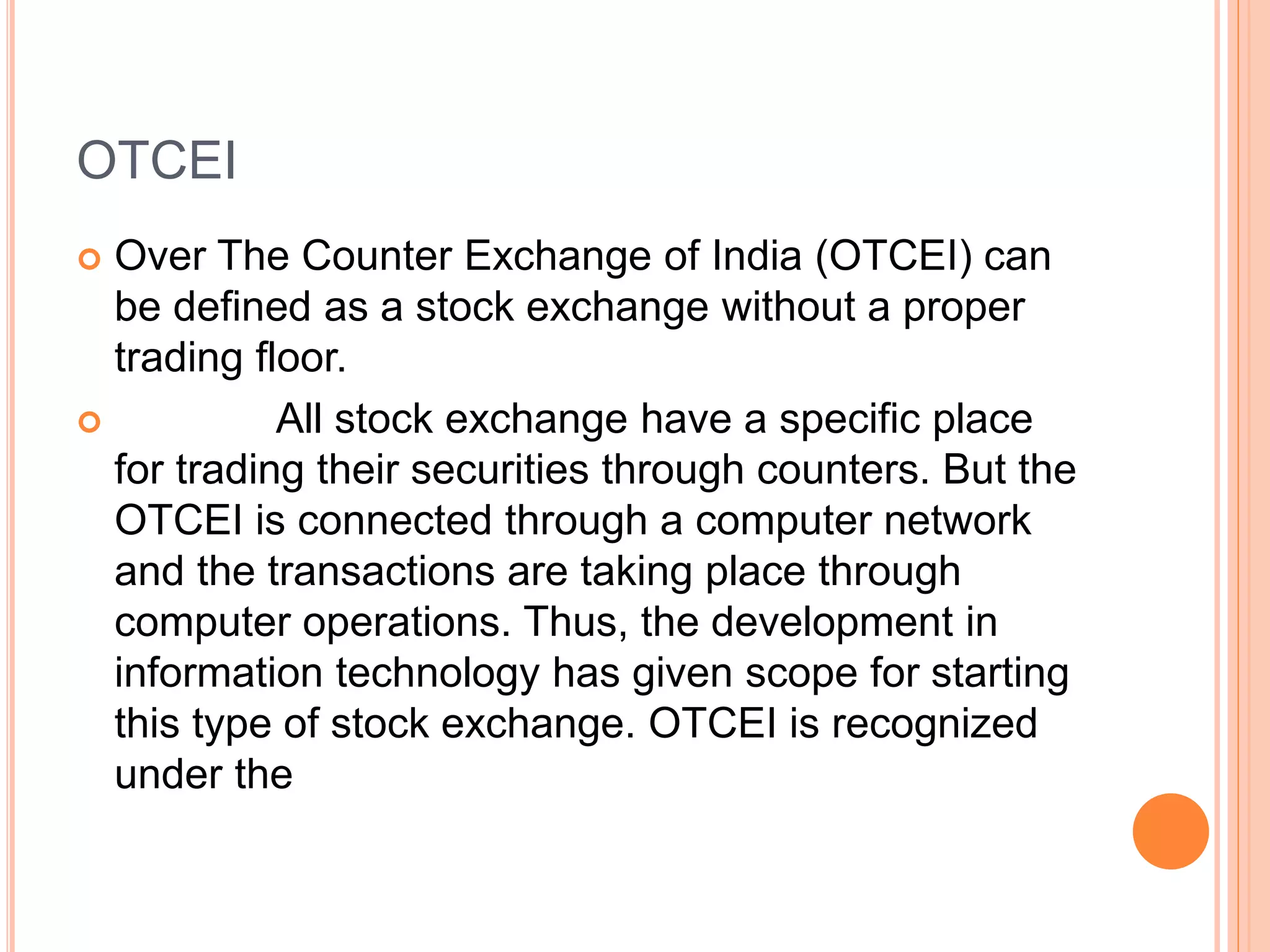 Ppt on otcei (1) | PPTX