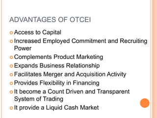 Ppt on otcei (1) | PPTX