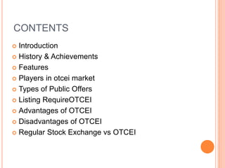Ppt on otcei (1) | PPTX