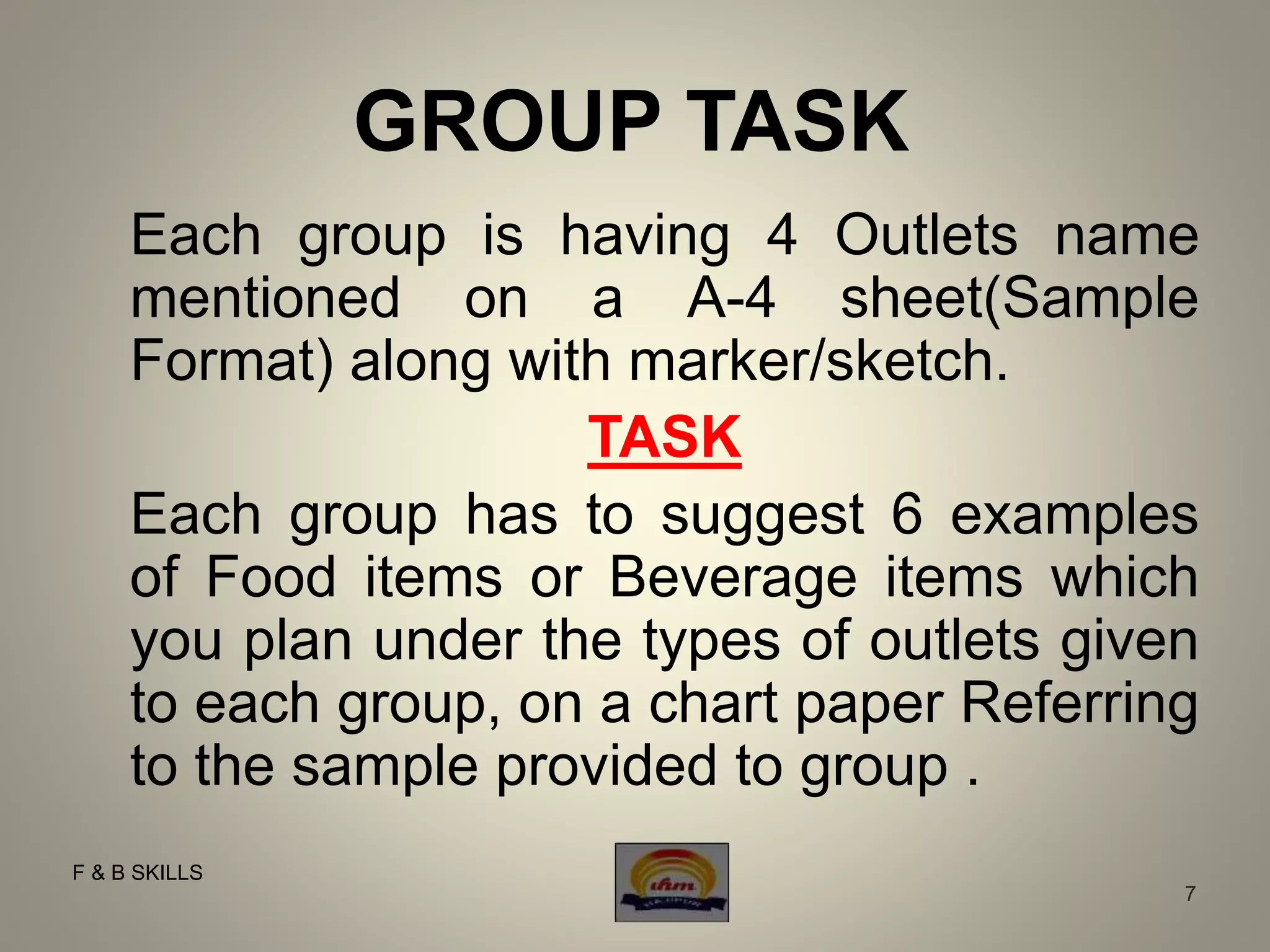 The F&B Outlet | PPTX