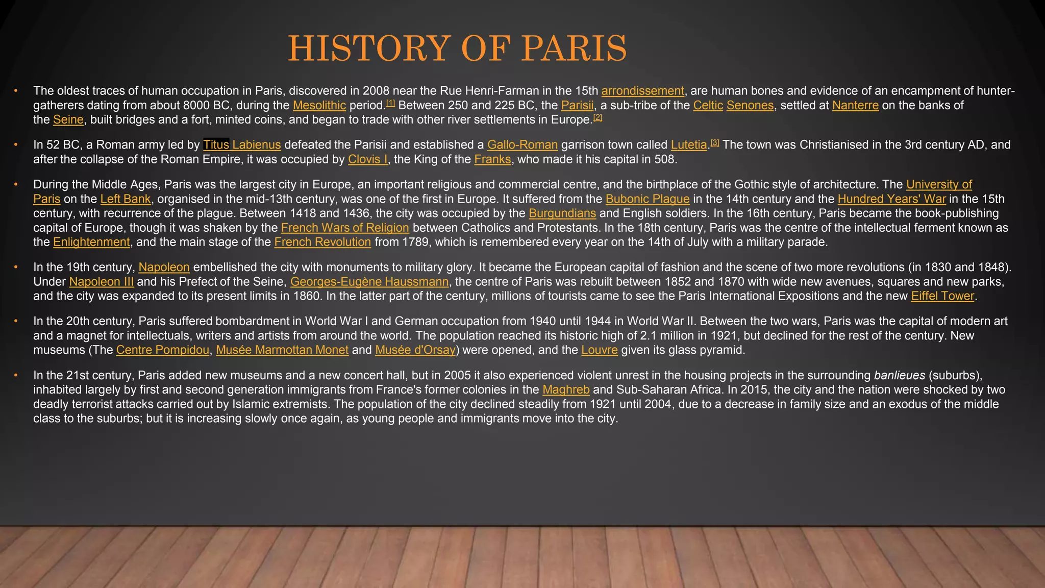 Ppt on paris | PPTX