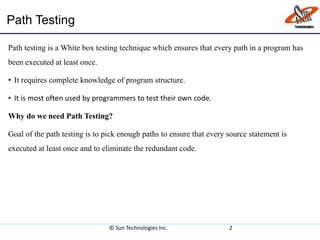 Path Testing | PPTX
