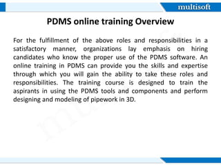 PDMS Courses | PPTX