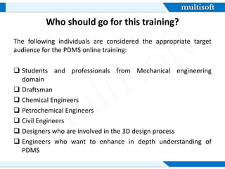 PDMS Courses | PPTX