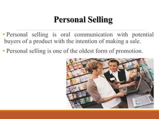 Personal Selling Examples Ppt