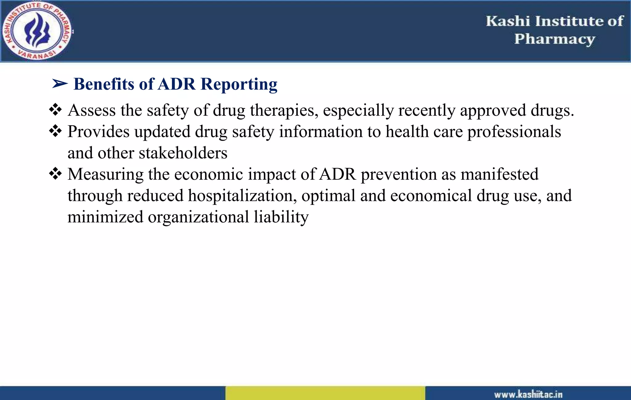 Adverse Drug Reaction (ADR) Pharmacovigilance | PPTX