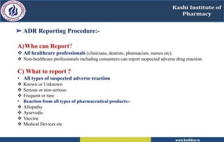 Adverse Drug Reaction (ADR) Pharmacovigilance | PPTX