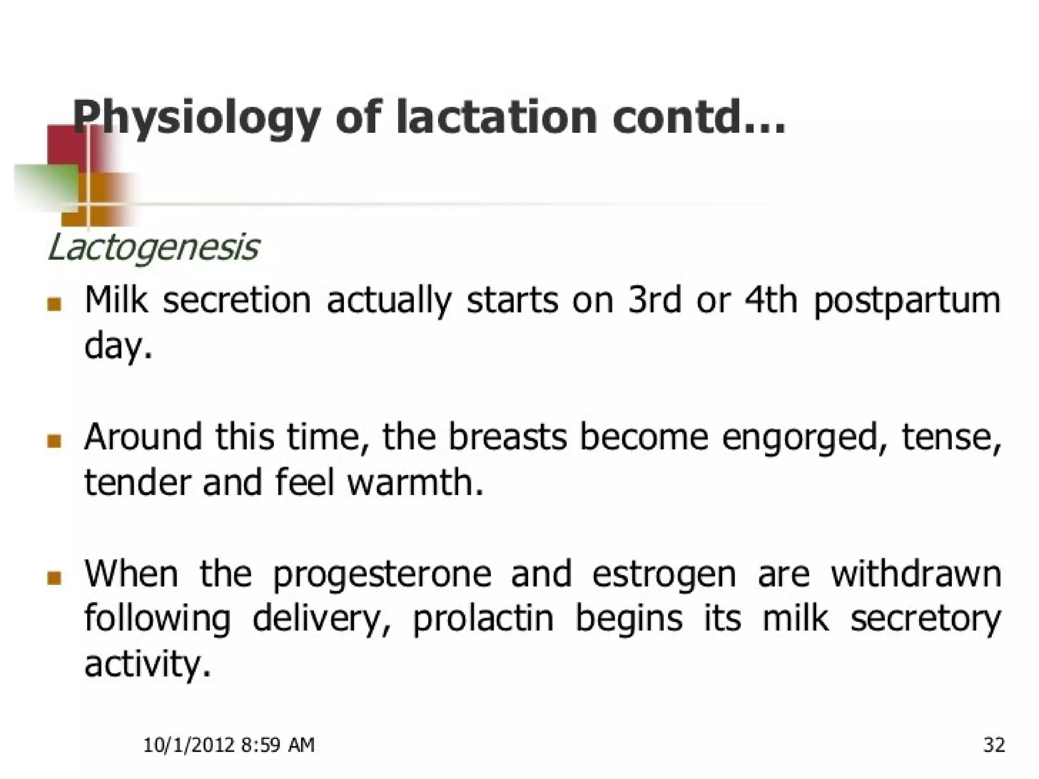 Ppt on physiology of lactation | PPT | Pregnancy | Reproductive Health