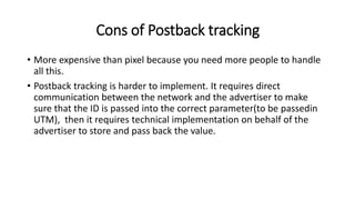 Ppt on pixel & postback | PPTX