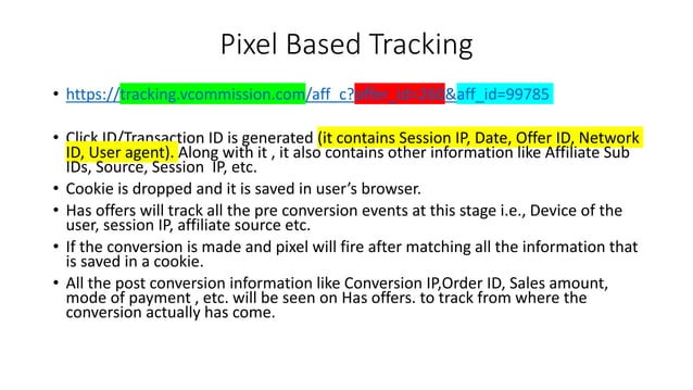 Ppt on pixel & postback | PPT