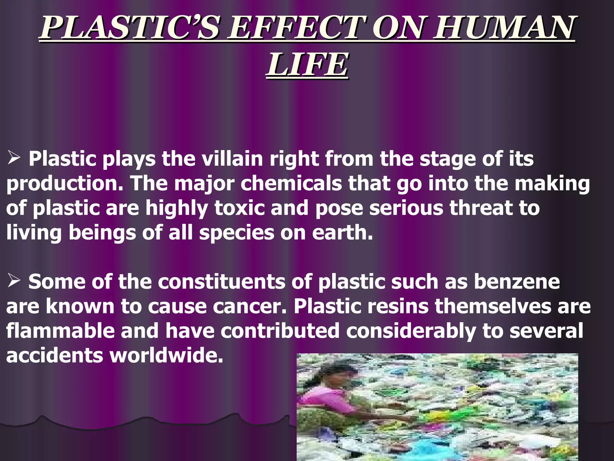 Plastic pollution ppt | PPT