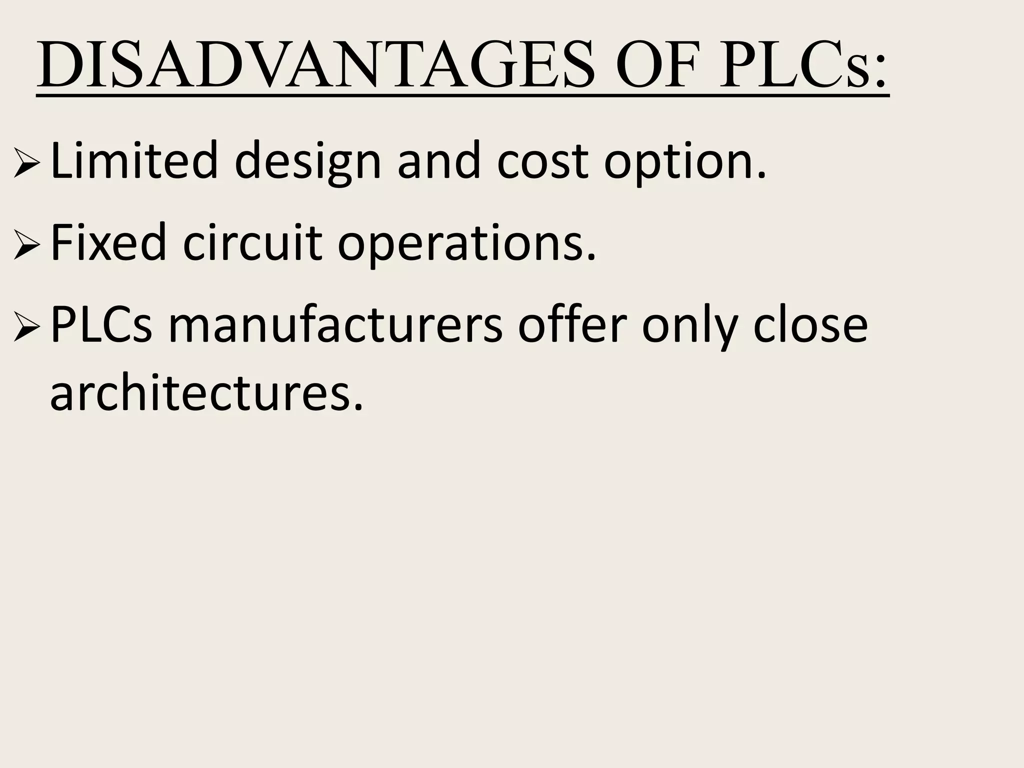 Ppt on plc | PPT