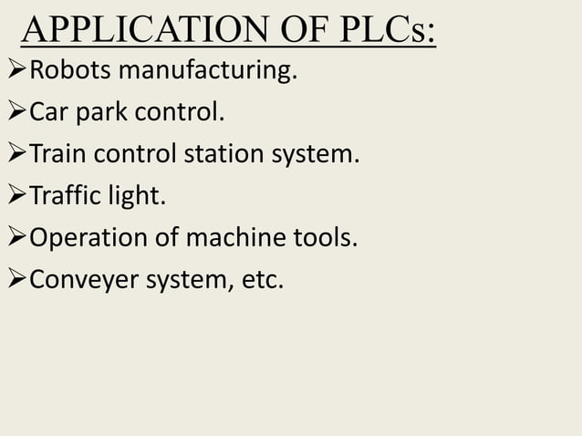 Ppt on plc | PPT