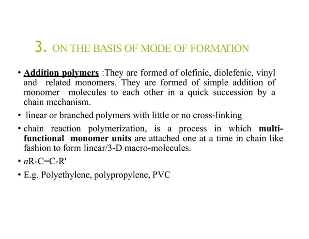 PPT ON POLYMERS.pptx | Chemistry | Science