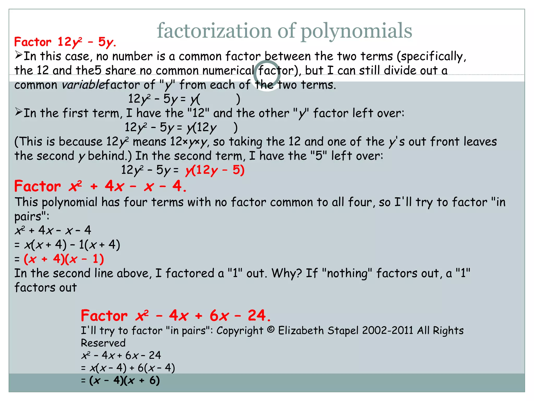 Ppt On Polynomial Ppt