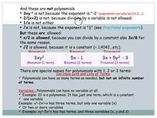 Ppt on polynomial | PPT