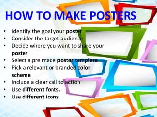 PPT ON POSTERS.pptx