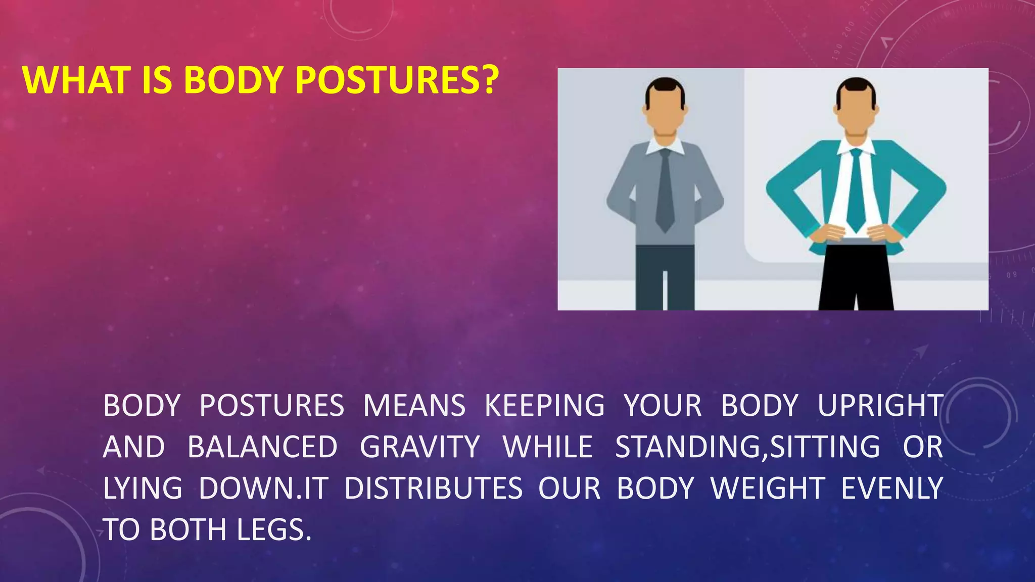 Ppt on postures | PPTX